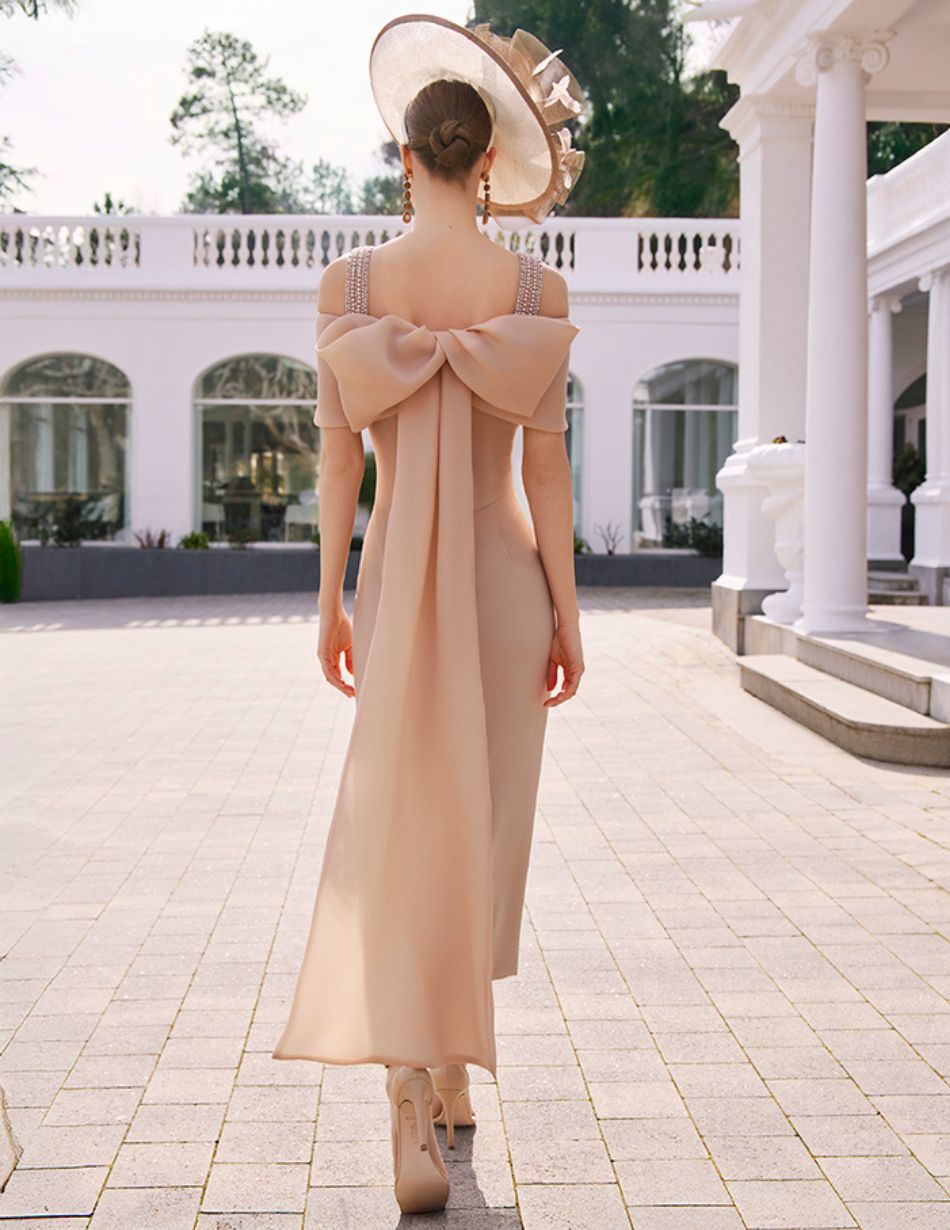 Rosa Clara 1g98 Nude Bow Back Dress Snooty Frox